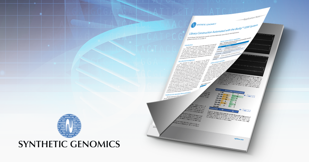 Generating Site-Saturation Mutagenesis Libraries