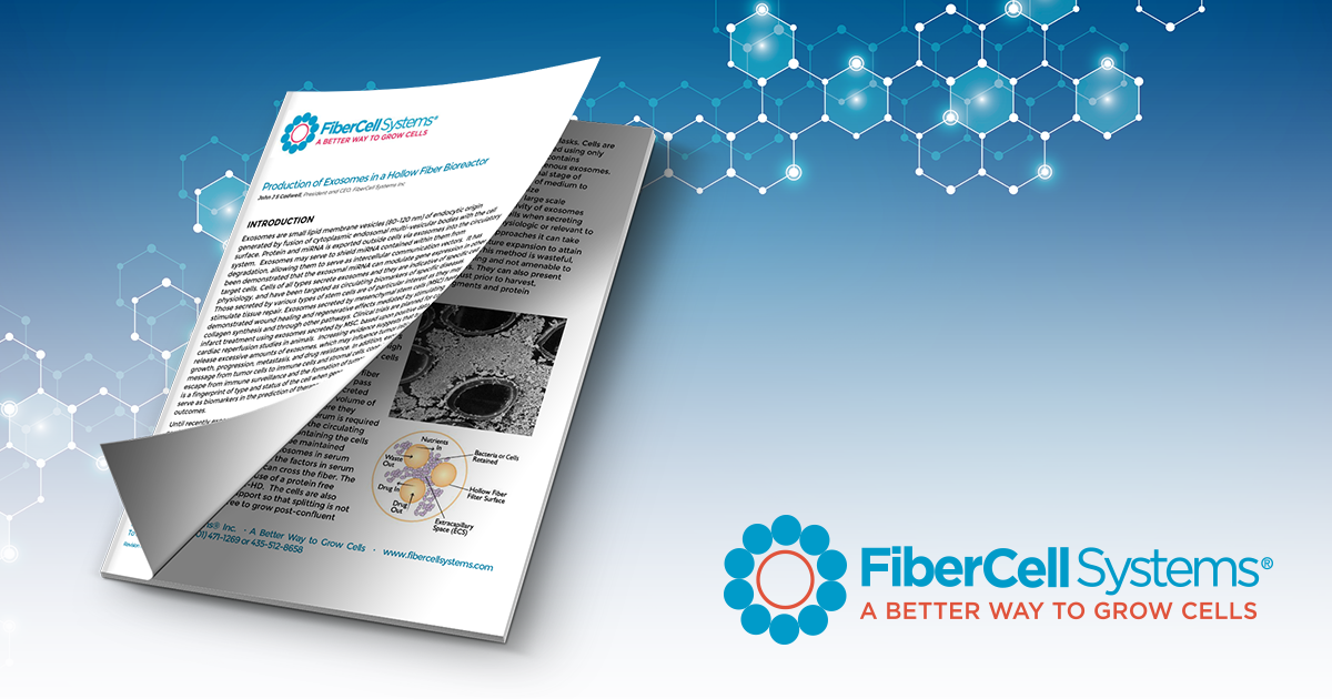 Production of Exosomes in a Hollow Fiber Bioreactor